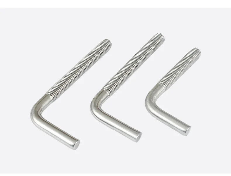 304 Stainless Steel L-shaped Bolt, 7-shaped Bent Screw, L-shaped Anchor ...