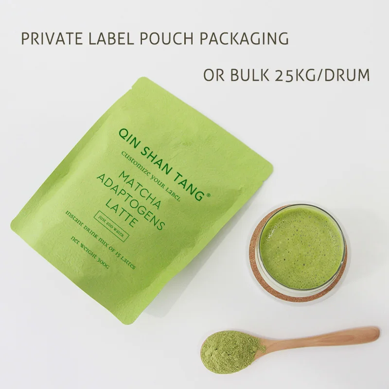 QINSHANTANG Matcha Latte Powder - Instant Green Tea Extract
