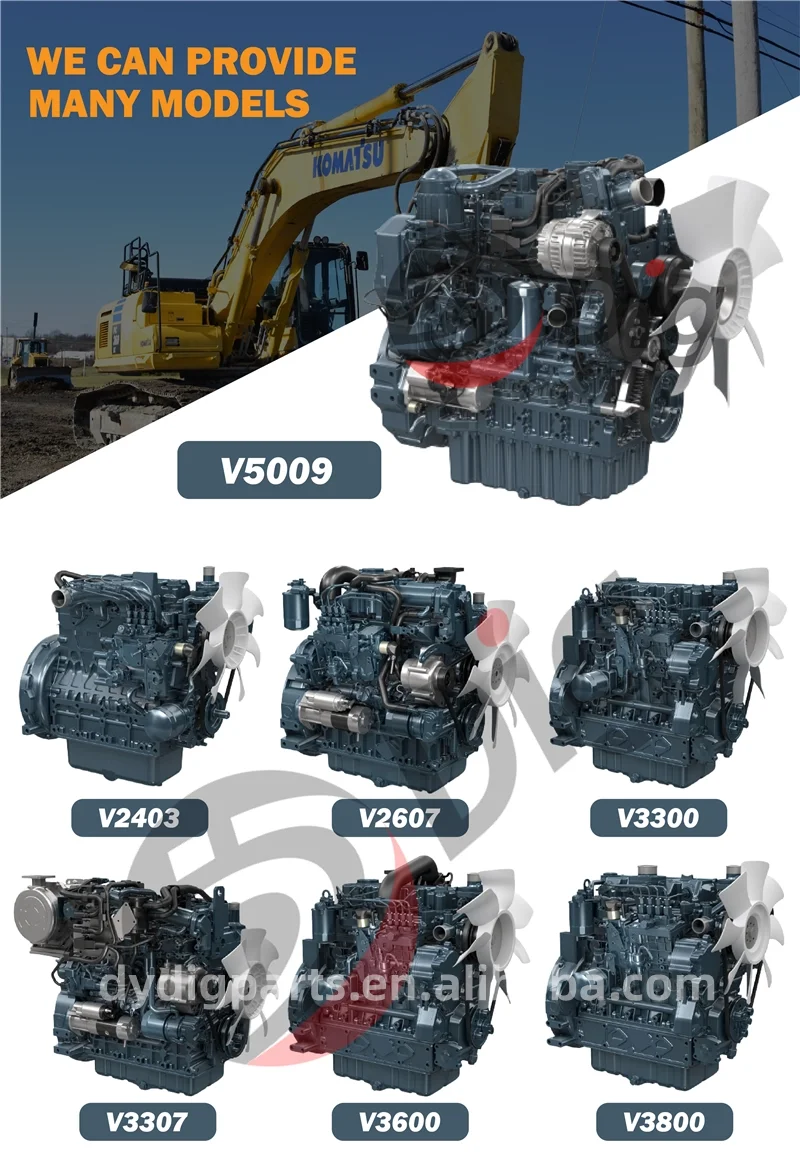 Doosan DE08TIS Diesel Engine Assy for DX320 & DX300 Excavators