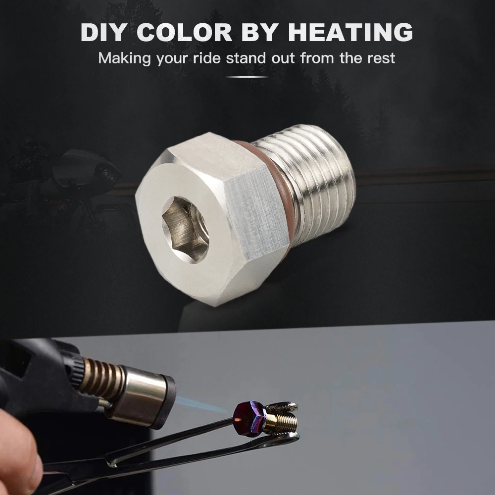 Nicecnc Magnetic Oil Drain Plug for Harley Road King