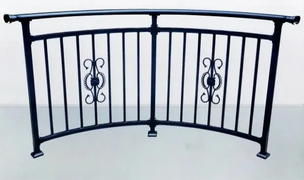 Aluminum Alloy Villa Fence Aluminum Balcony Outdoor Courtyard Fence ...