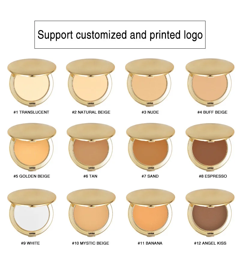 High Quality Gold Compact Powder Metal Compact Powder Full Coverage ...