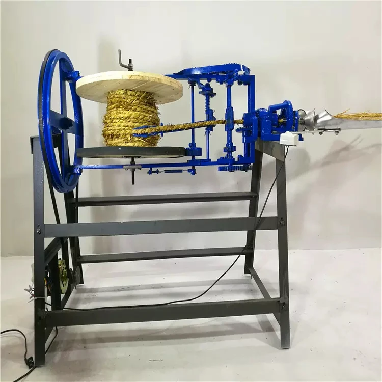 High Speed Grass Straw Rope Weaving Machine Rope Twisting Machine Coir ...