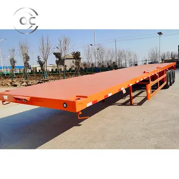Cimc Trailers Manufacturer Supply Tri-axles Good New Flatbed Cimc ...
