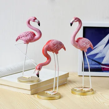 Wholesale Pink Flamingos With Metal Base Modern Cute Resin Flamingo ...