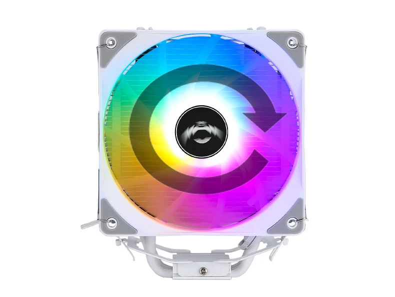 QiuzAim Prism 8Pro PWM 5V ARGB CPU Cooling Fan 4Pin 12V Smart Speed Control Motherboard Sync RGB ...