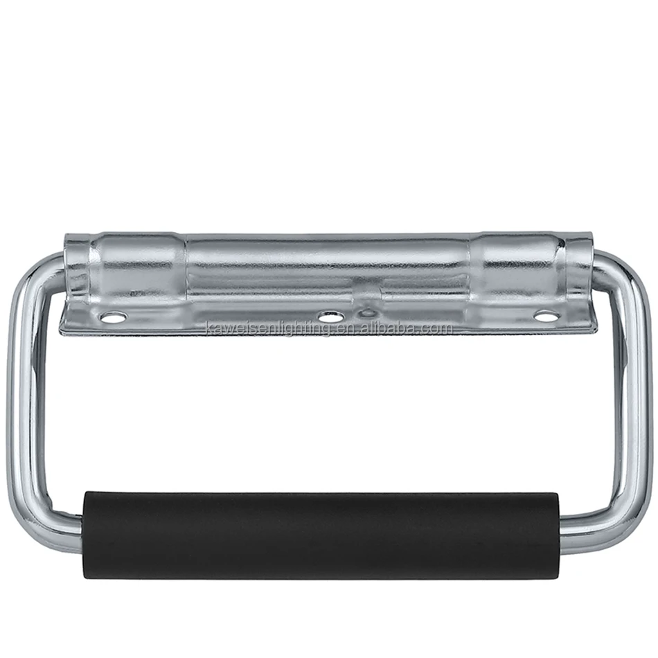 Rubber Grip Toolbox Cabinet Steel Spring Folding Lifting Handle Travel ...
