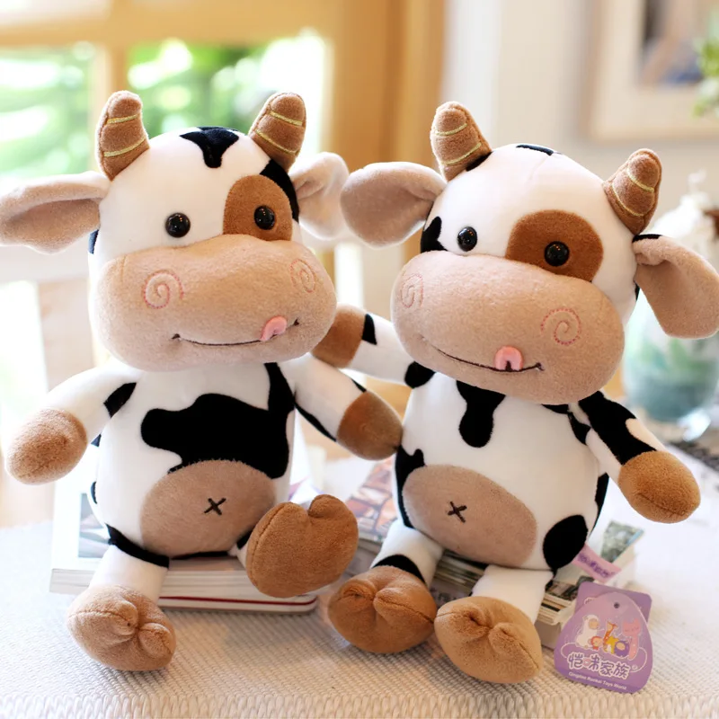 Cute Milk Cow Plush Toy - Perfect Weighted Stuffed Animal