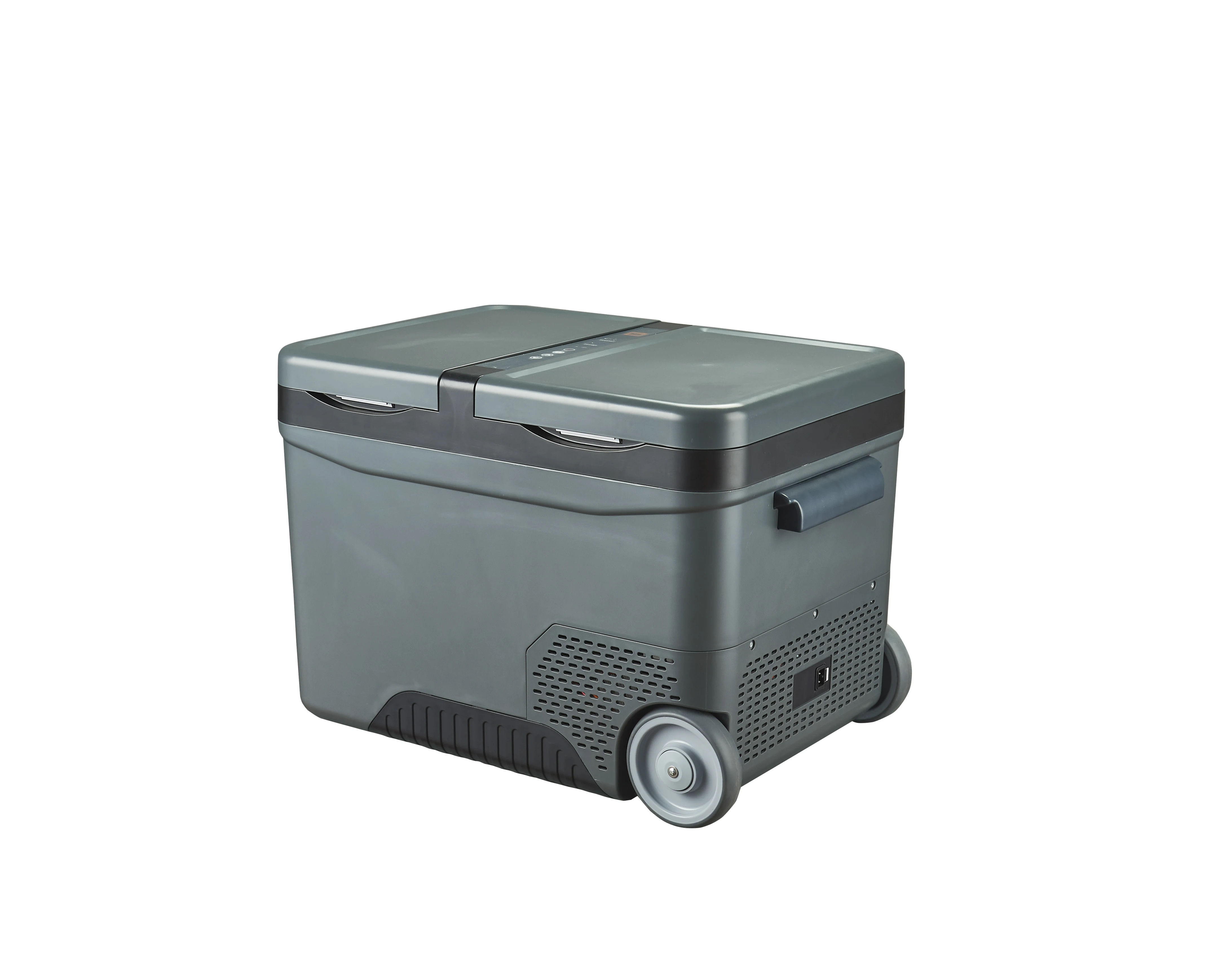 12 Volt Car Refrigerator - Portable Freezer with Wheels