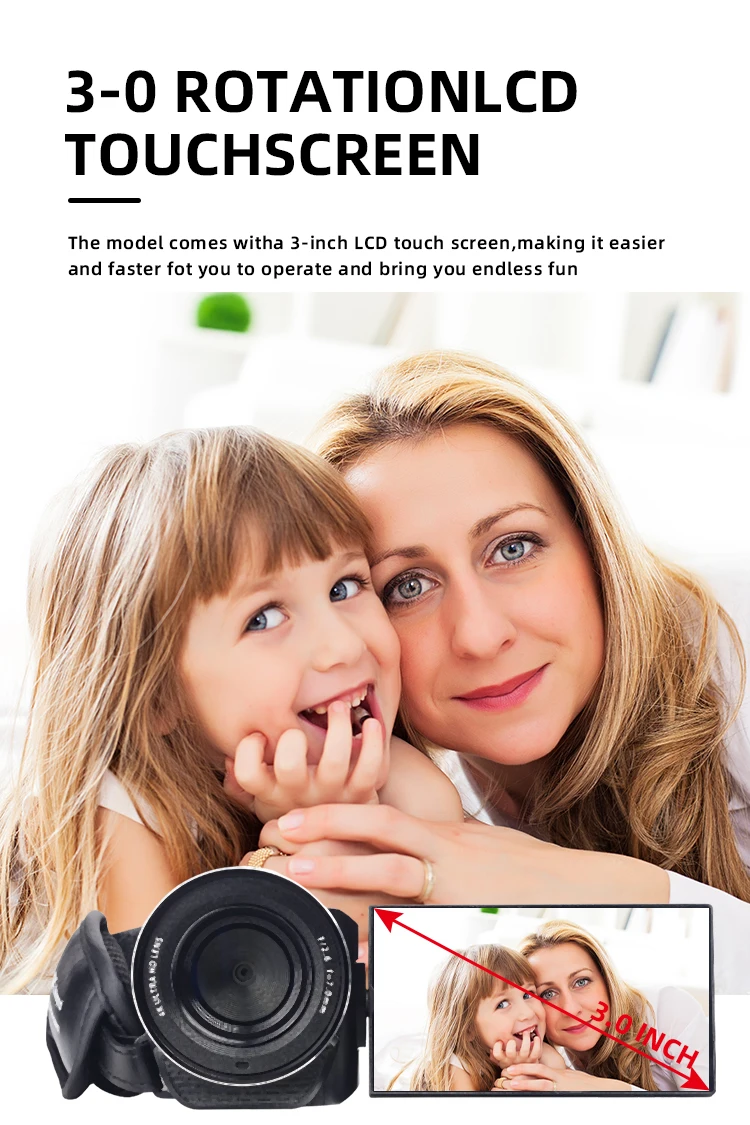 Underwater Vlogging Camcorder for Youtube - Waterproof Video Camera