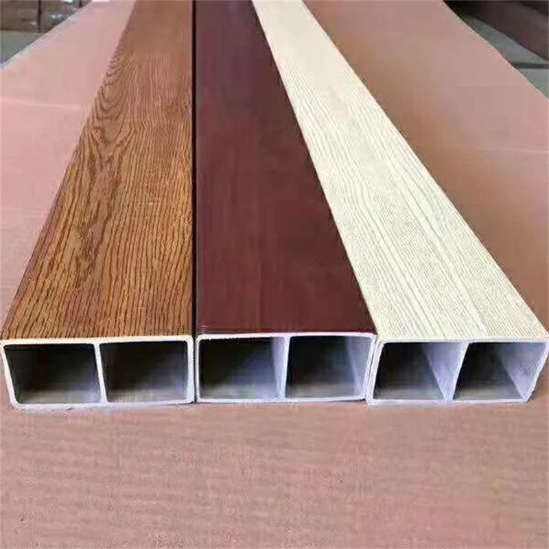 Hollow Timber Water-proof Wpc Ceiling Panel Indoor Interior Pvc Decorative Square Tube - Buy ...
