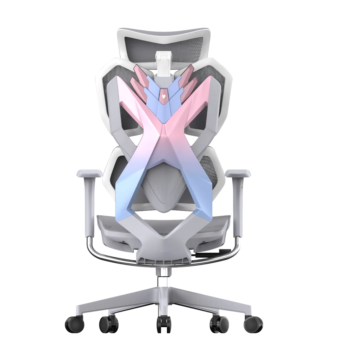 Double-Jointed Adjustable Headrest Pink Cute Computer Game Chairs ...