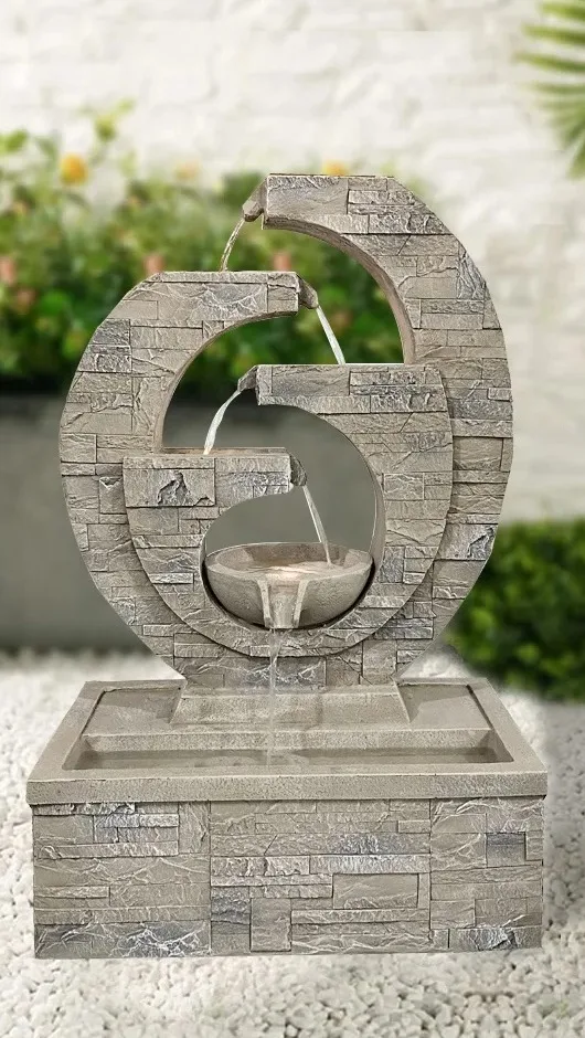 Poly Resin Fiberglass Slate Bricks Textured Cultured Stones Cascading ...