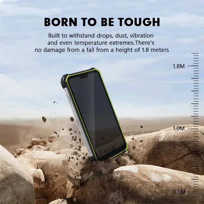 Phonemax Ip68 Rugged Smartphone Nfc Fingerprint Wireless ...