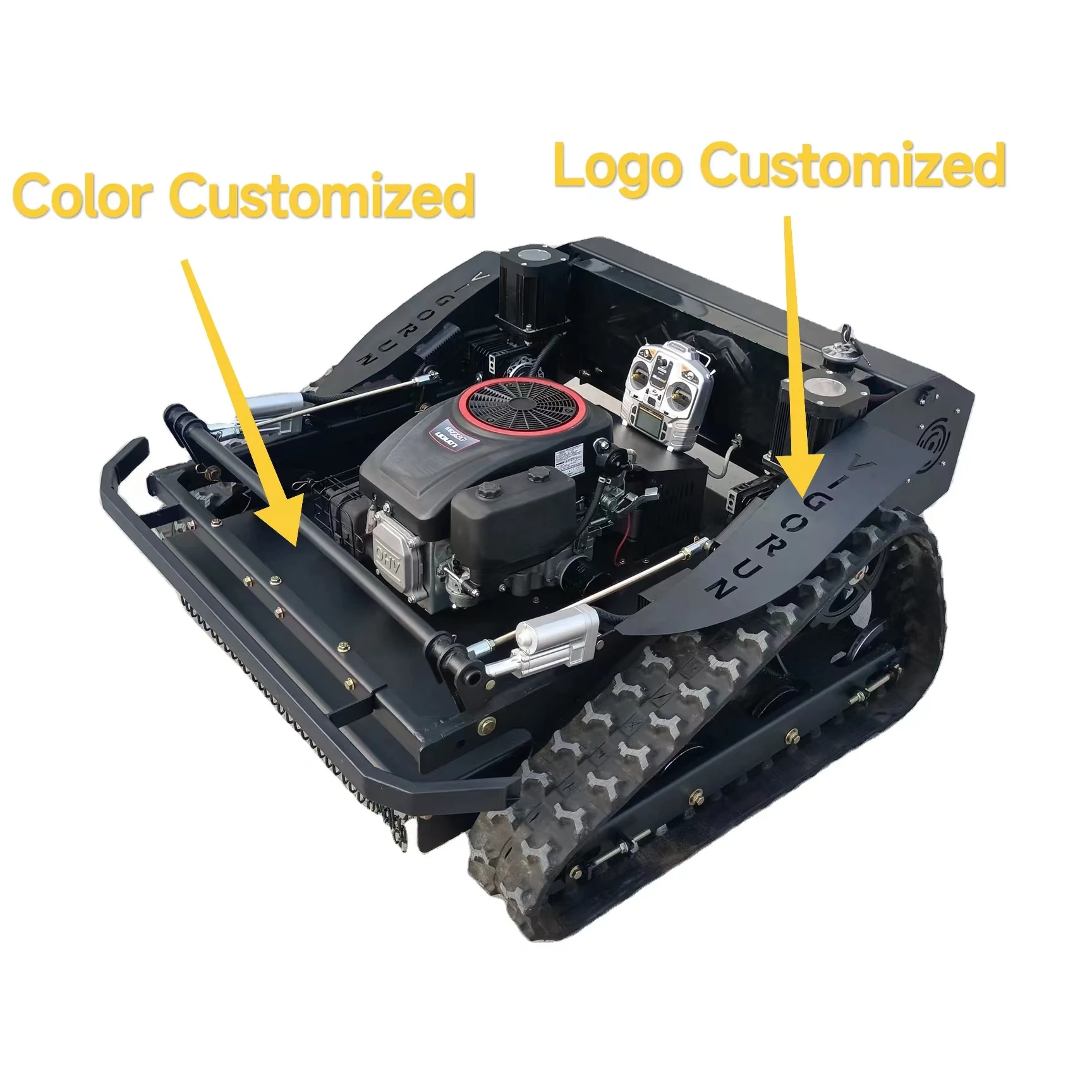 Adjustable Blade Height By Remote Control Walking Speed 0~6km/h ...