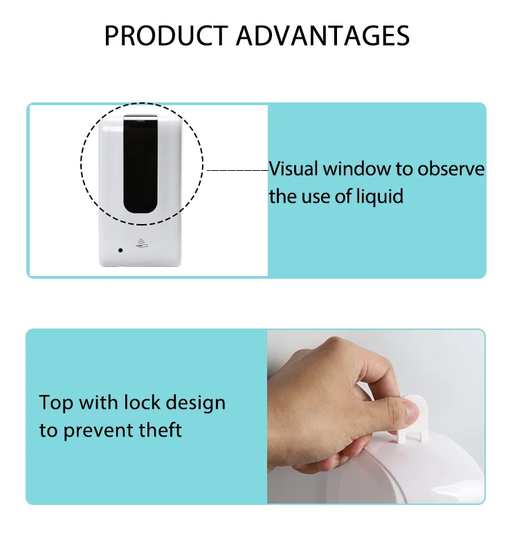 High Quality Alcohol Sanitizer Automatic Dispenser Hand Touchless Floor ...