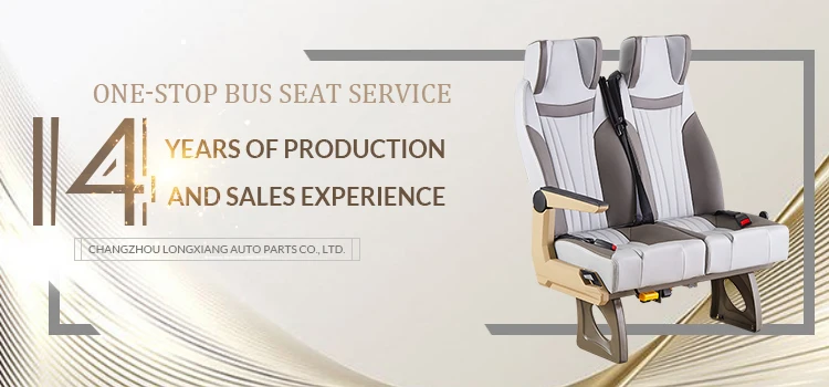 3 Point Seat Belt Bus Seat for Van Hool Bus - Luxury & Safety