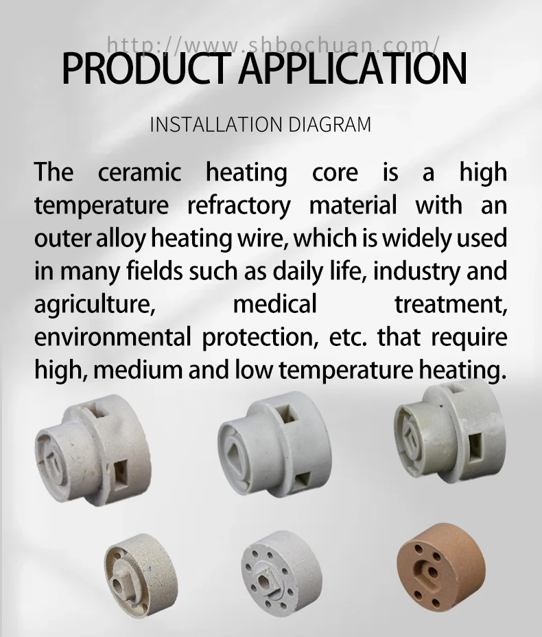 3*400V 11KW Ceramic Heating Element Heating Core for LHS61L Process ...