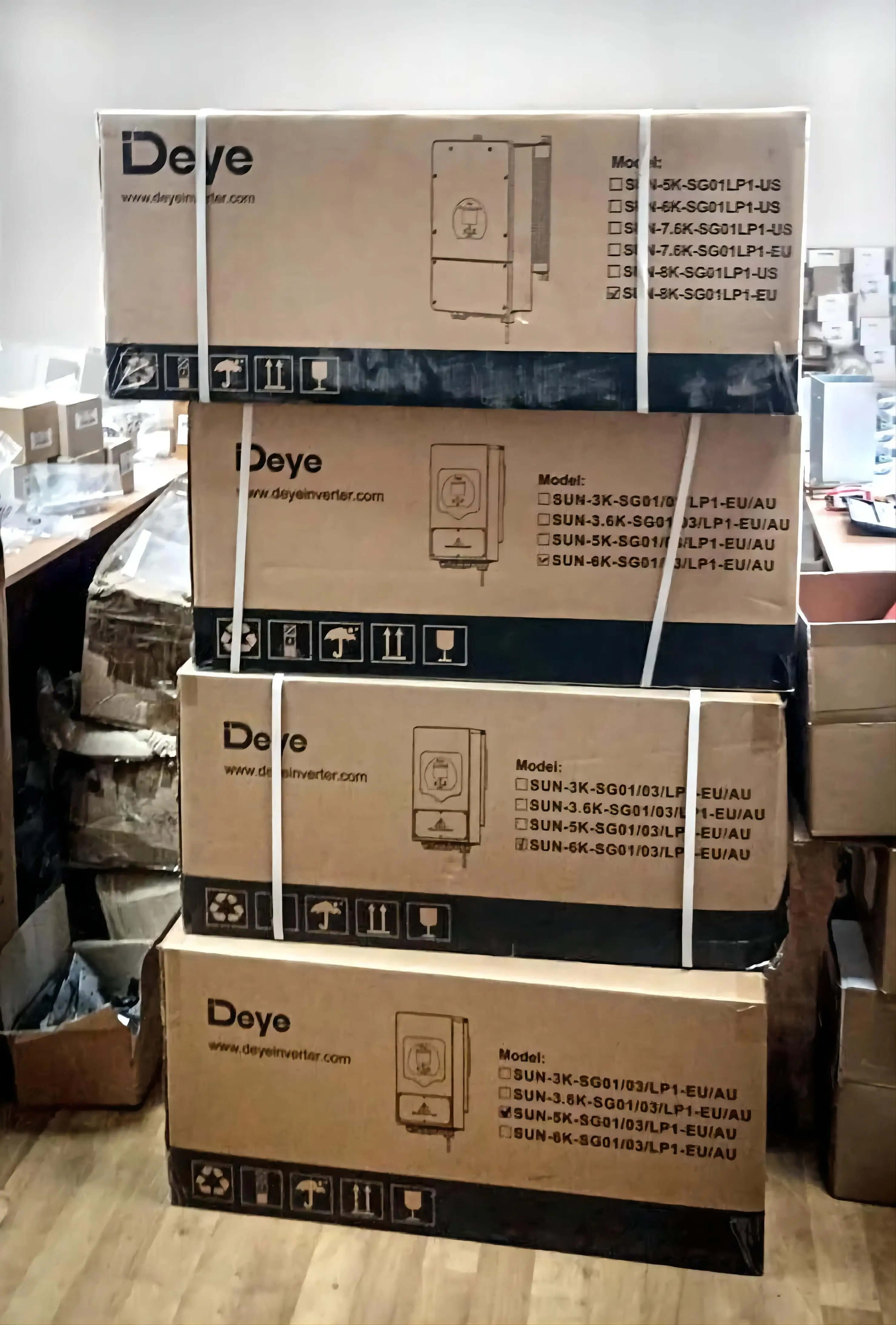 Deye Inverters 2kw 3kw On Grid Inverter Sun-2k/3k-g04 P1-eu-am1 Pure ...