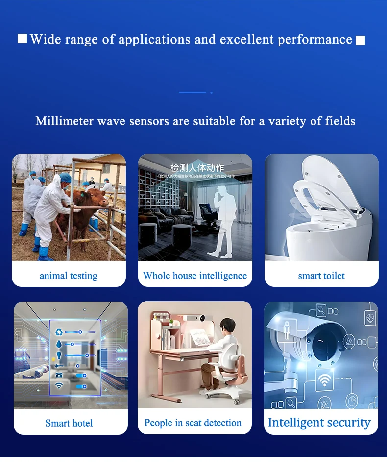 Millimeter Wave Radar Sensor Static Human Body Existance Presence ...