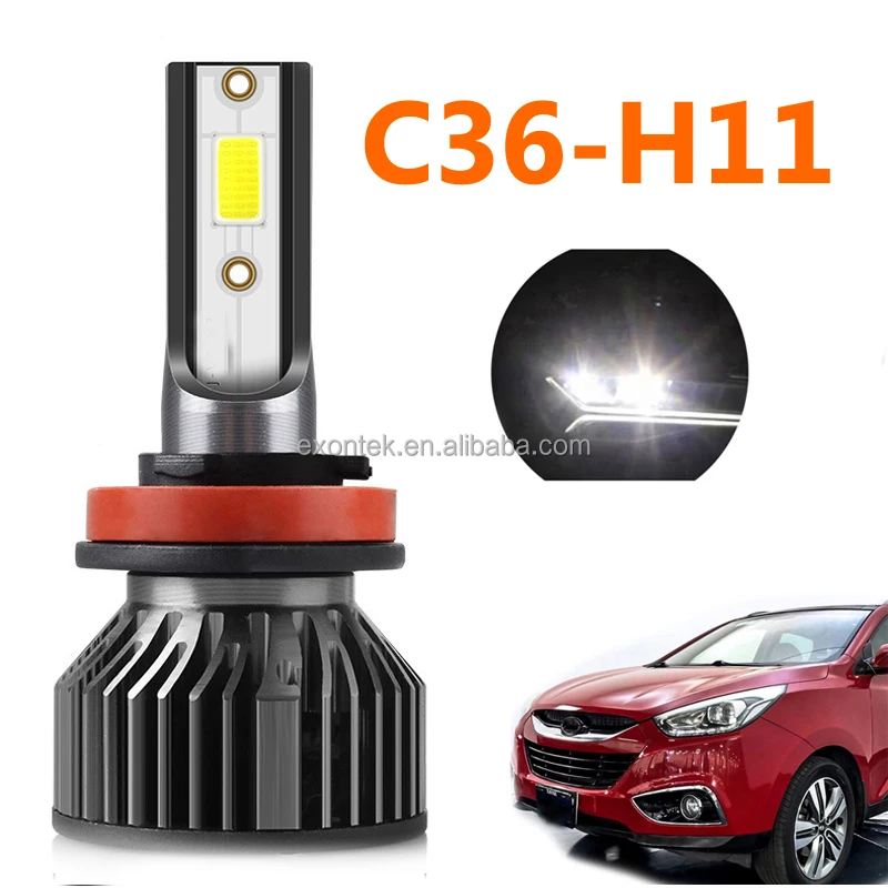 Wholesale 2024 Trending H7 Faro Luces Para Auto C36 Cob Led Headlight Bulb S2 H8 H11 Headlamp H1 ...
