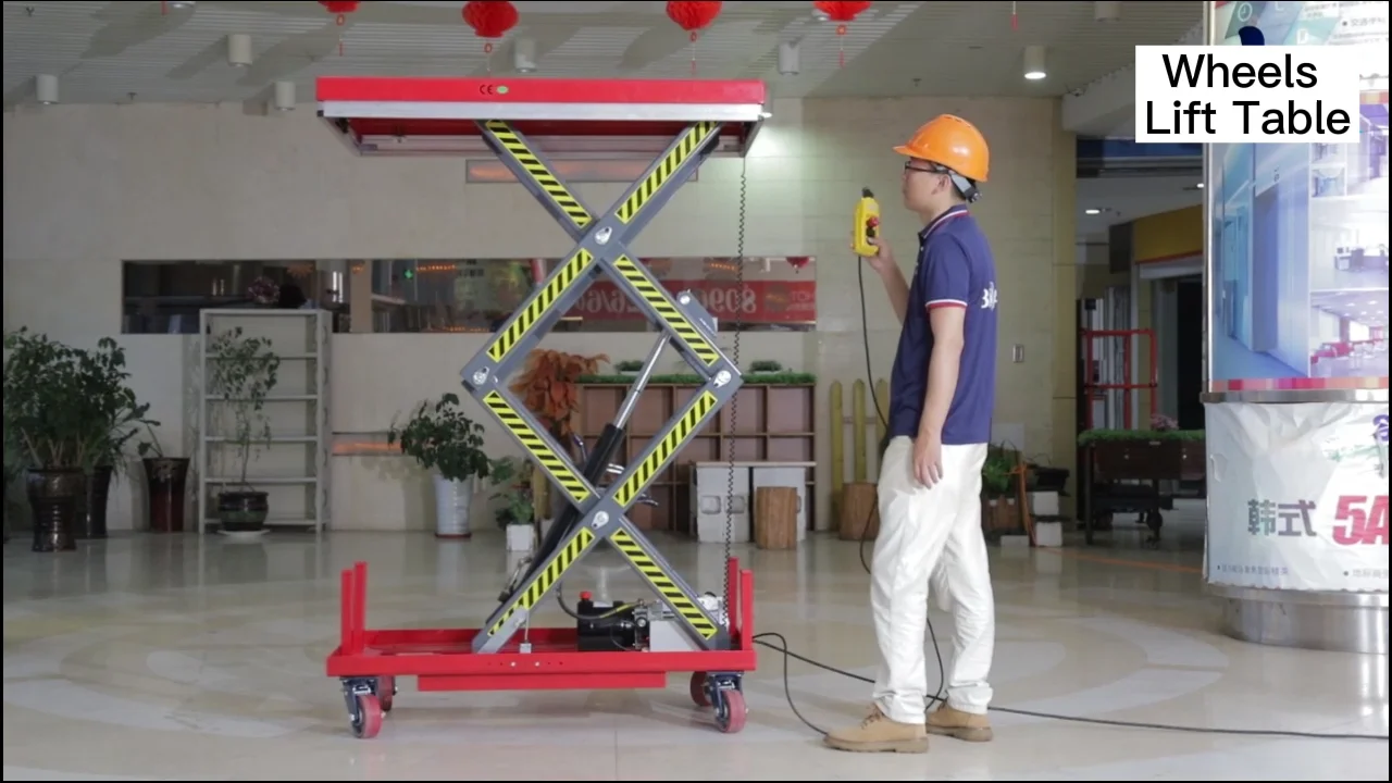 500mm 4000mm 5tons Work Platform Hydraulic Scissor Table Electric Lift ...