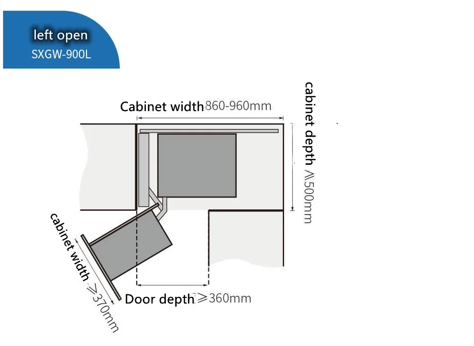 Goldmine Blind Corner Cabinet Organizers - Efficient Storage
