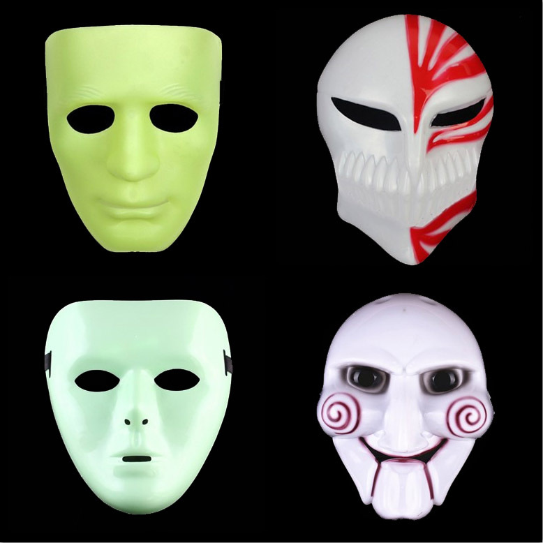 Popular White Paper Mache Hand Painted Half Face Cosplays Masks Diy Cat ...