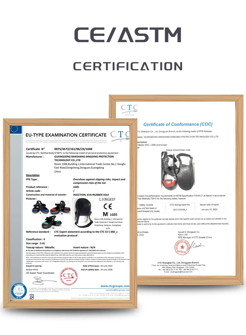 Liongrip lightweight aluminum toe cap visitor shoe cover| Alibaba.com