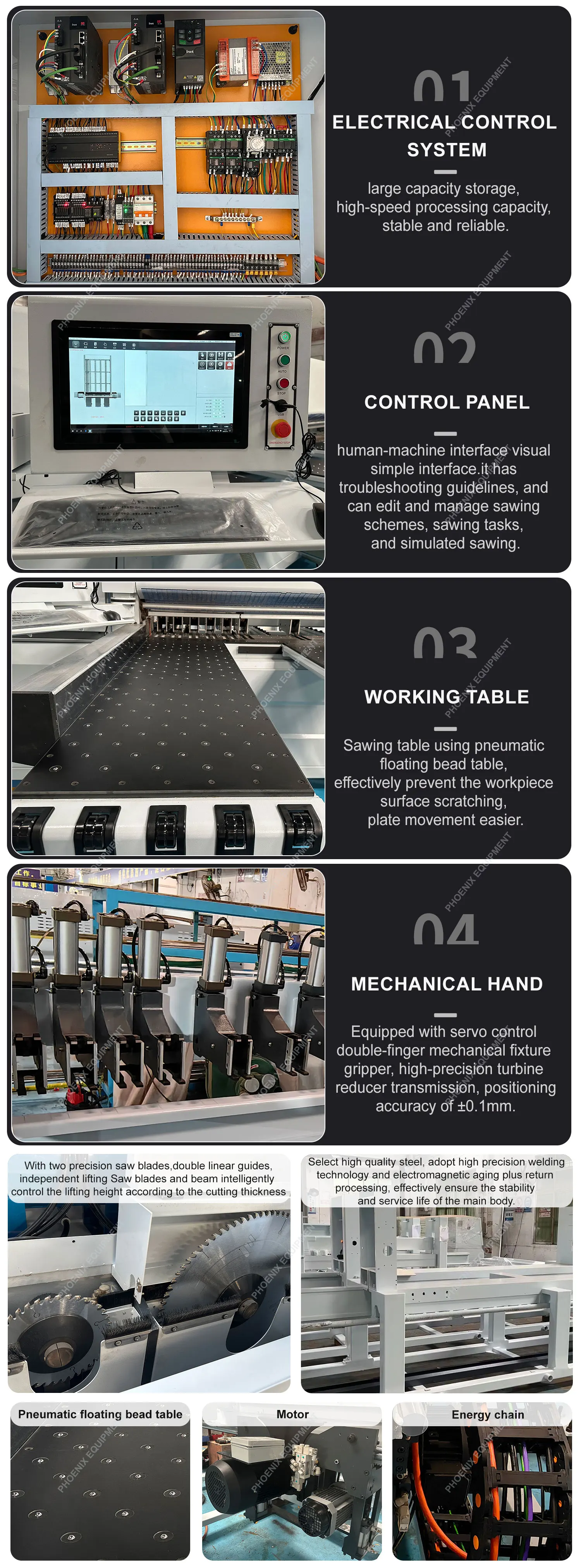Mdf Computer Beam Saw Cnc Wood Plank Machinery Automatic Mj6238a ...