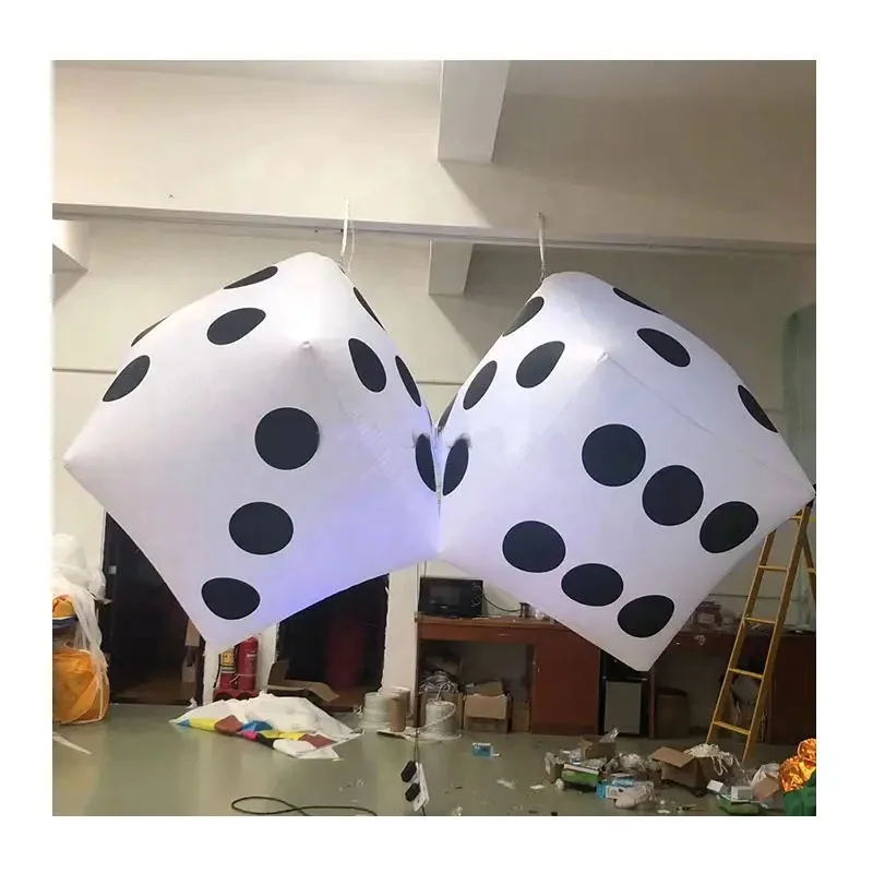 Customized Inflatable Dice Square Balloon Ceiling Decoration Inflatable ...