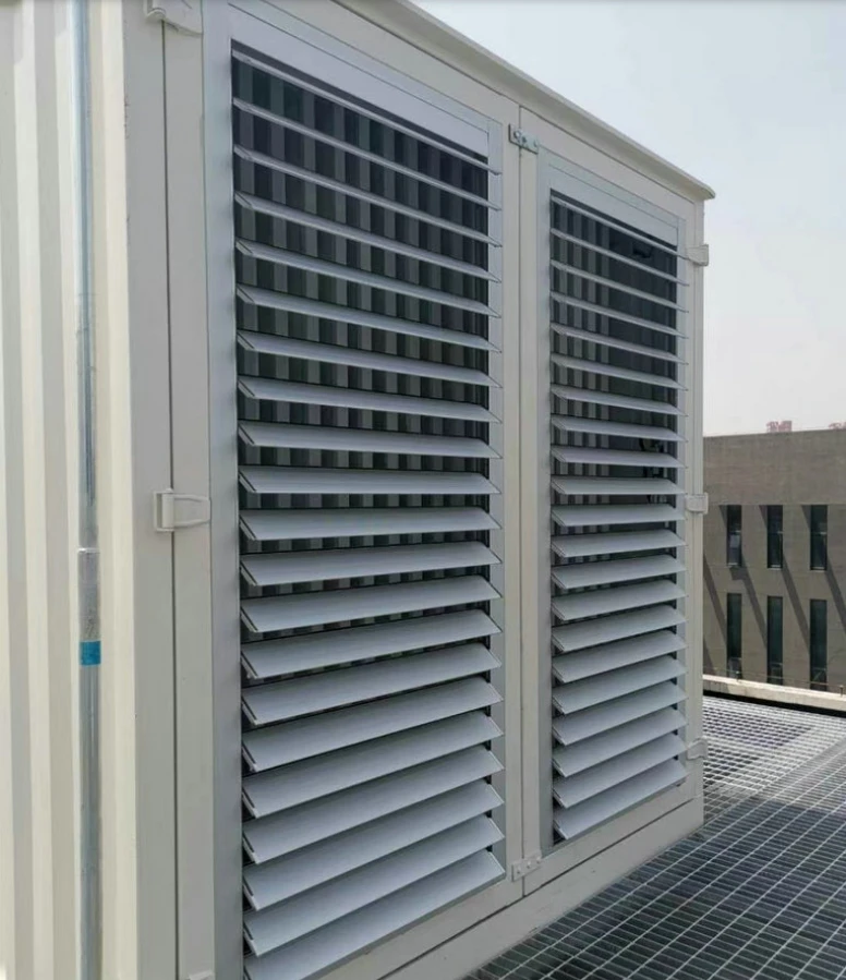 Outdoor Automatic Aluminum Louver Windows Shutters Price