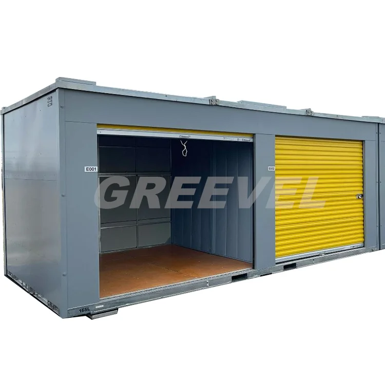 20ft Moving Storage Containers With Roll Up Door Easy Build Stacked 3 ...