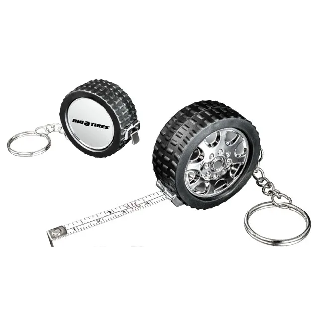 Promotional Gift Personalized Metal Keychain Tape Measure 1m Portable ...