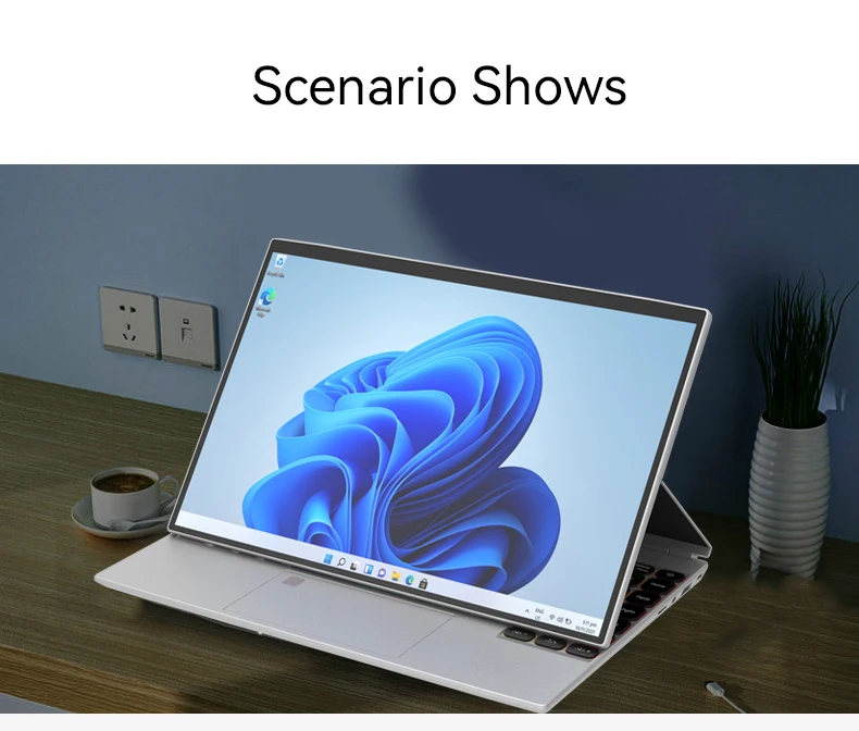 14 Inch Studio Laptop New 360 Degree Flipped and Deformed Laptop with ...