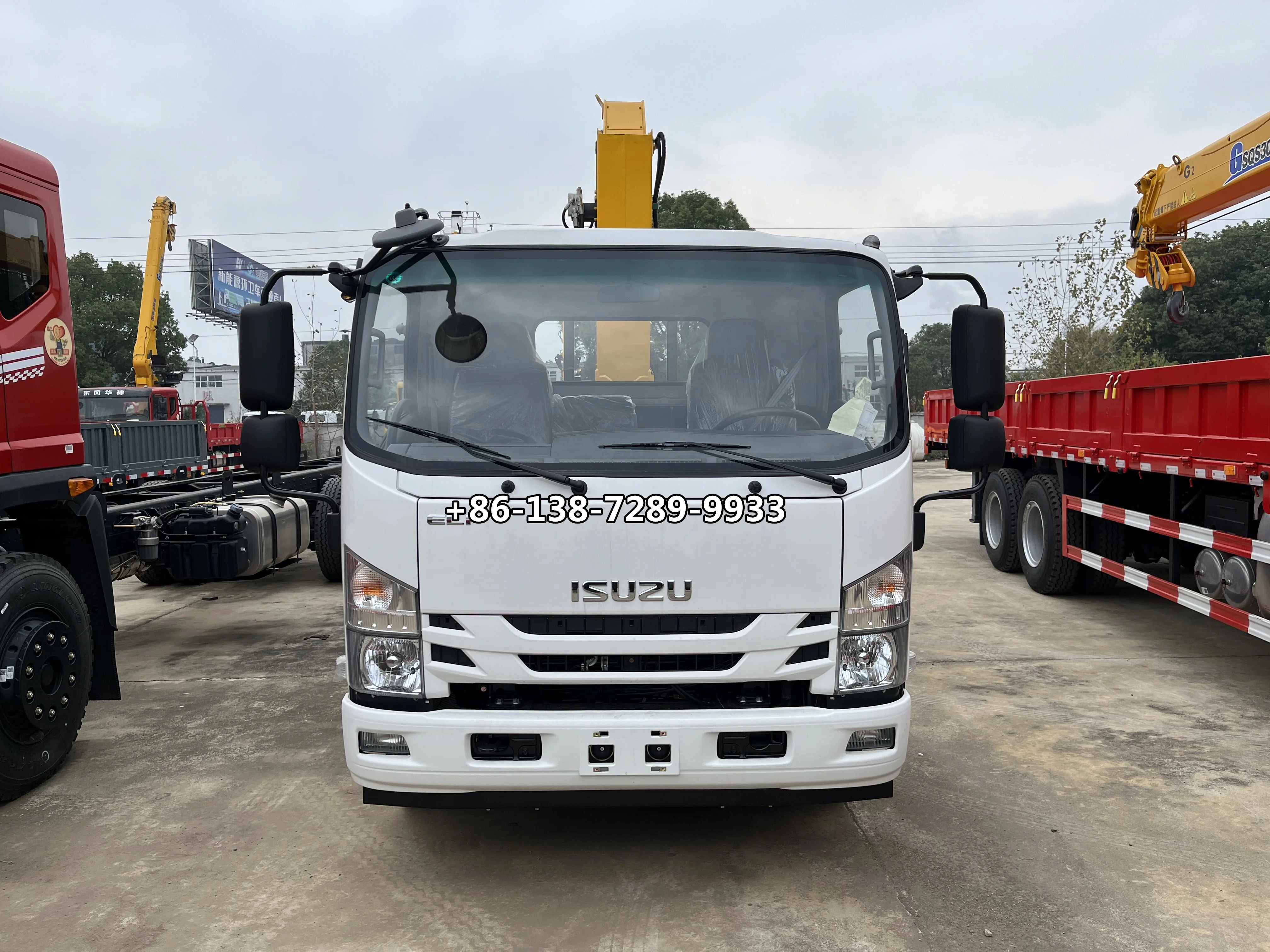 SKD Japan 3 Tons Truck-mounted Crane Customized 4 Tons Knuckle Boom ...