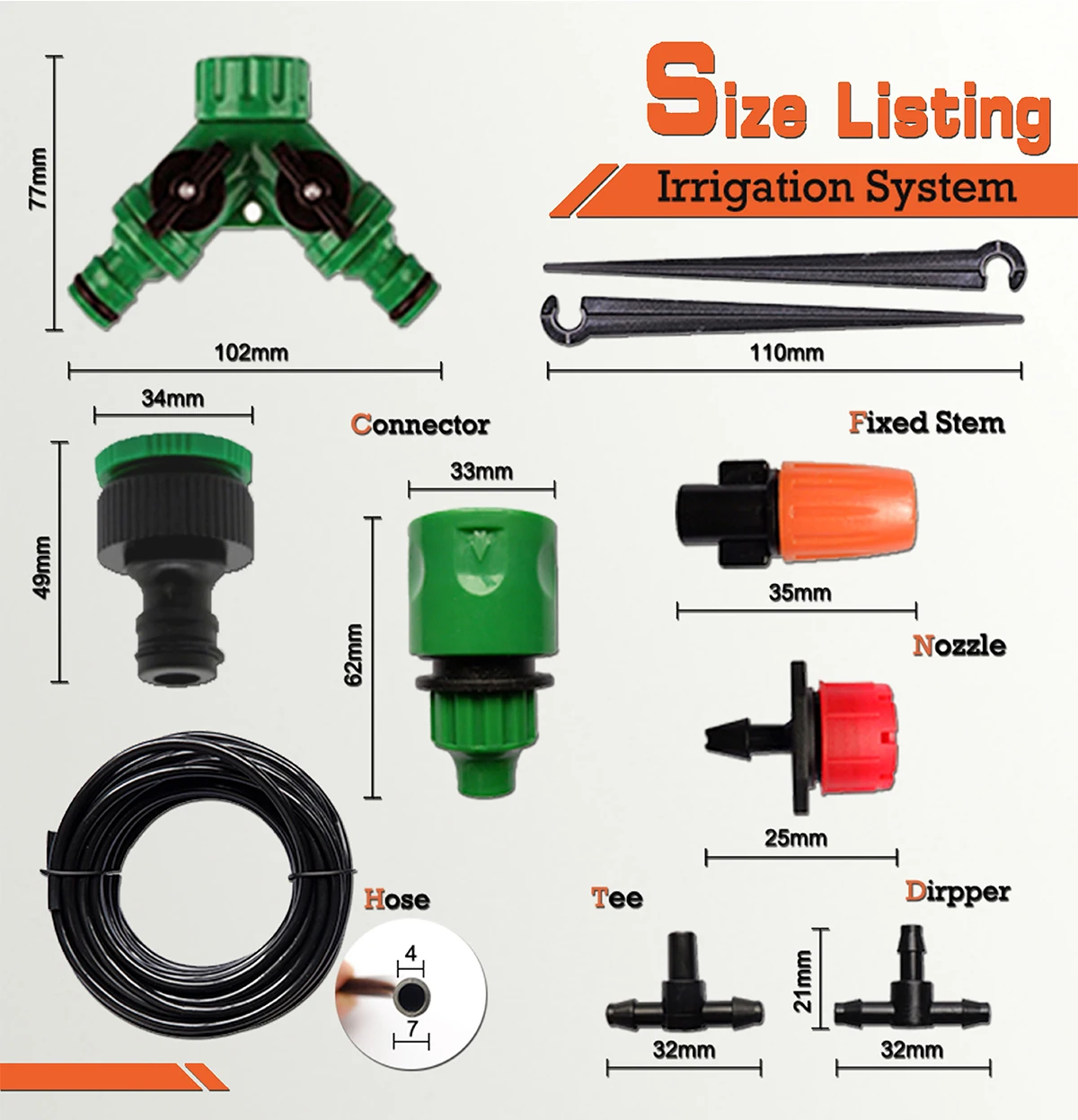 Outdoor Garden Tool Drip Irrigation System Multi-scene Convenient ...