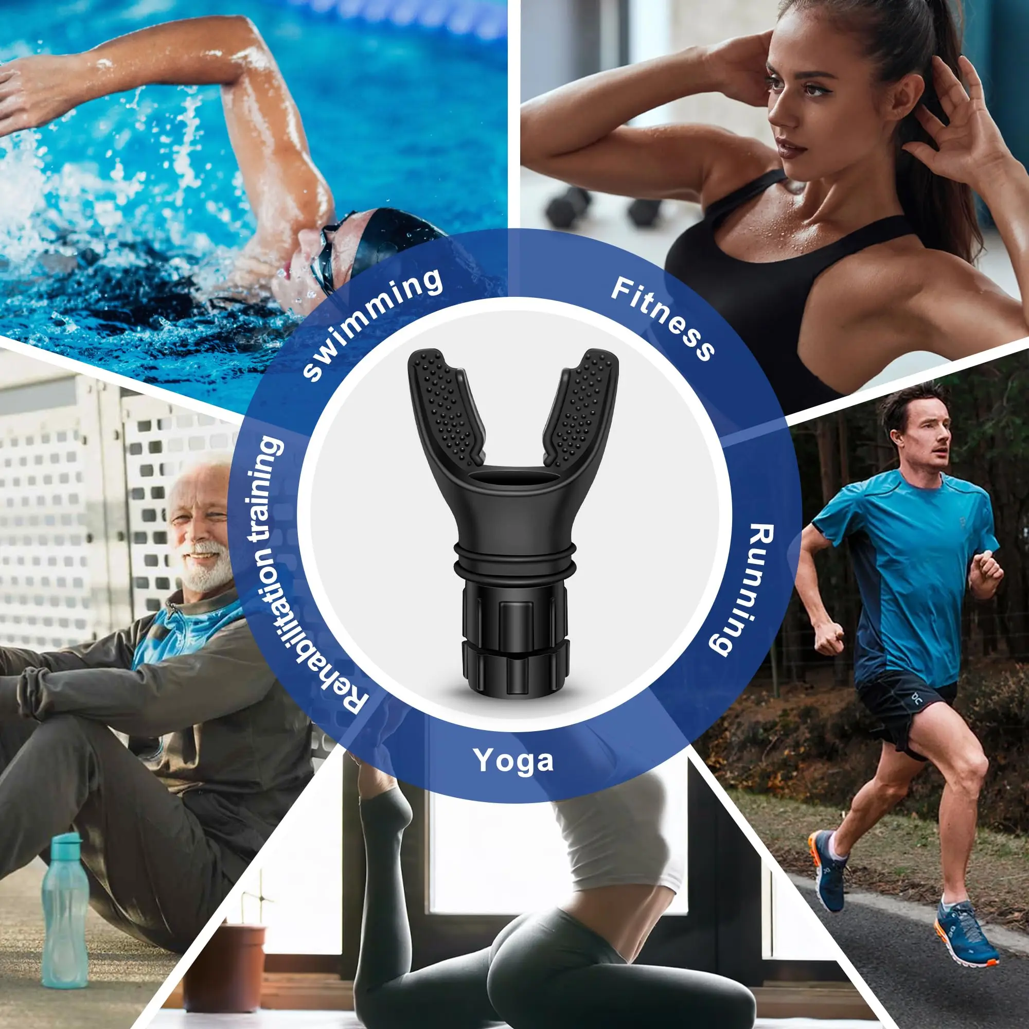 APEX SPORT Breathing Trainer - Enhance Lung Capacity