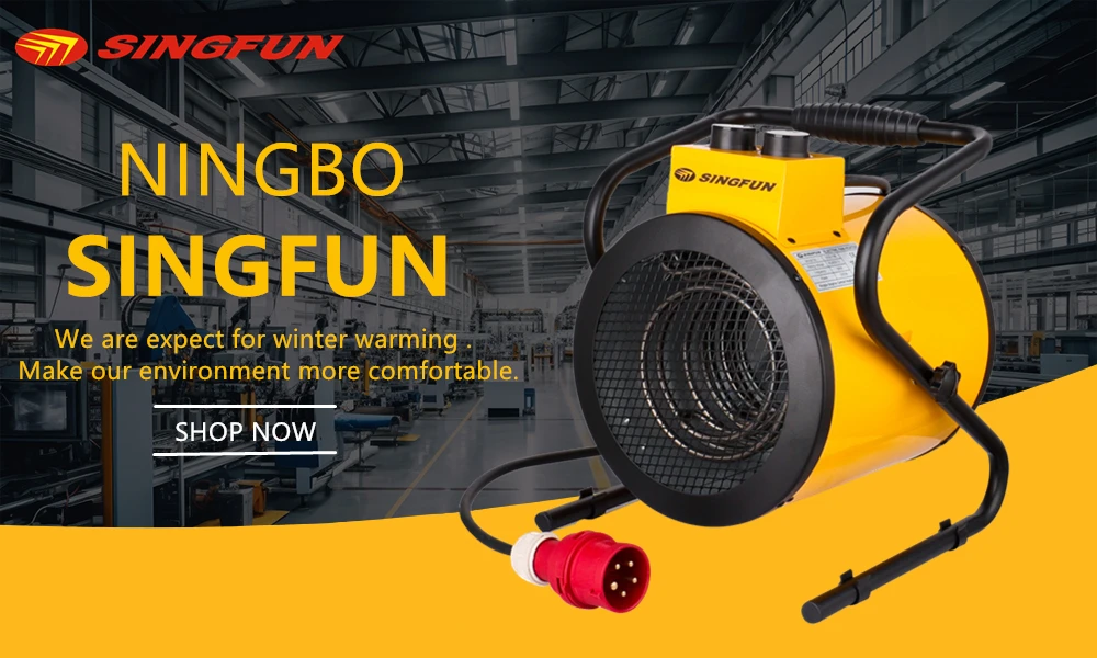 9kw 400v Industri Electric Fan Heaters For Poultry Farm Garage ...