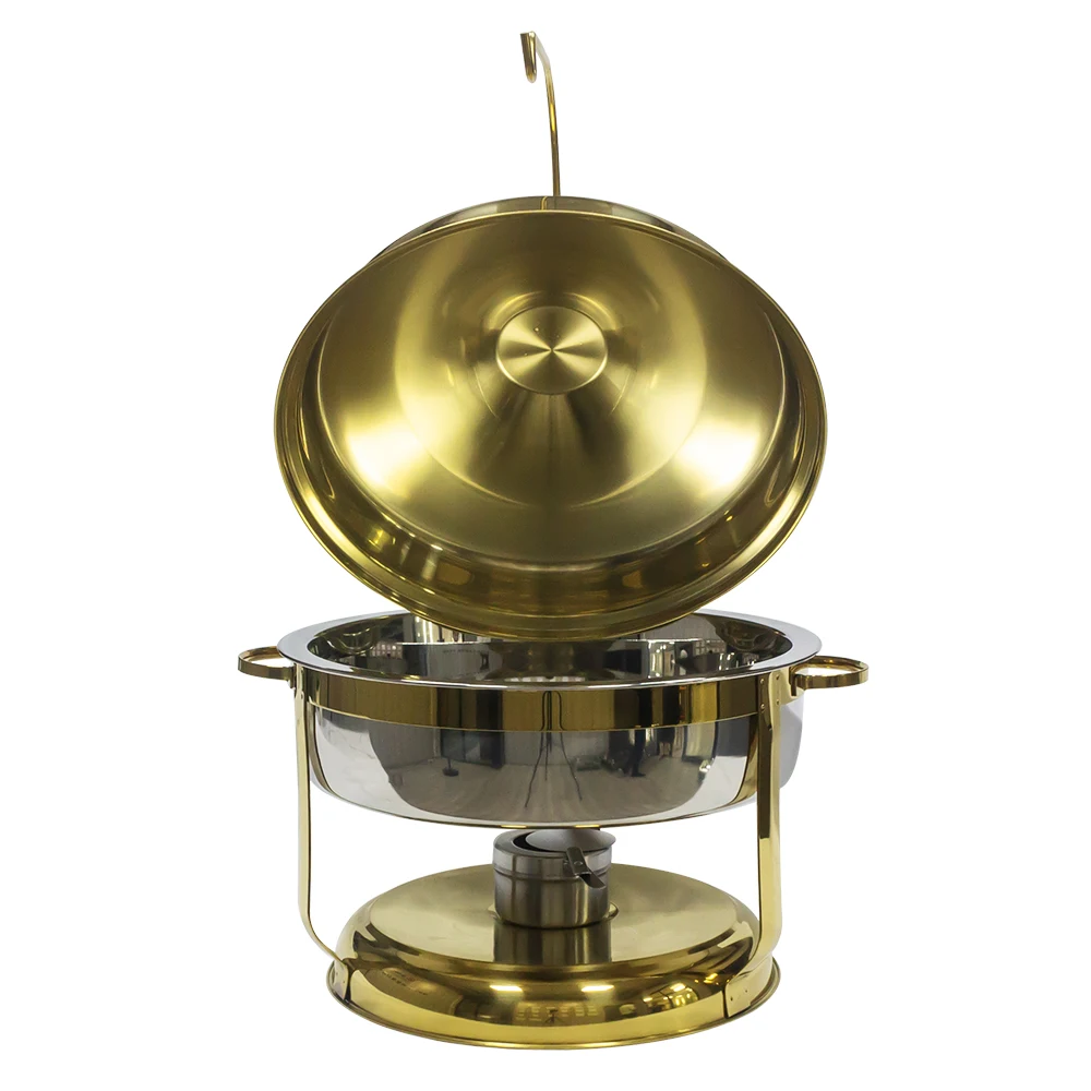 Gold Chaffing Dishes Luxury Food Warmer Set Hotel Buffet Catering ...
