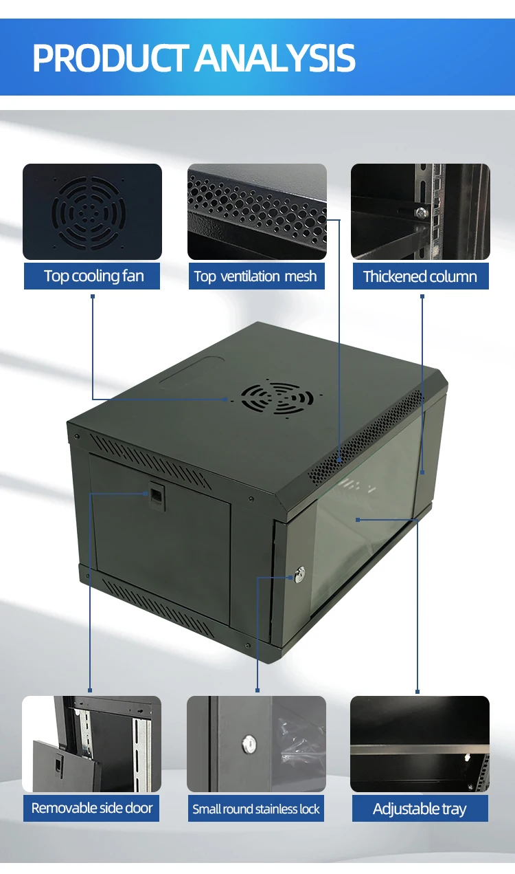 6u Assemble Network Cabinet Data Center Metal Server Rack| Alibaba.com