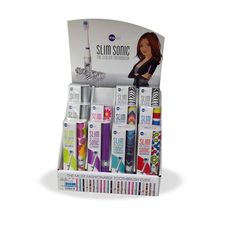 Custom Supermarket Corrugated Cardboard Houseware Counter Display ...