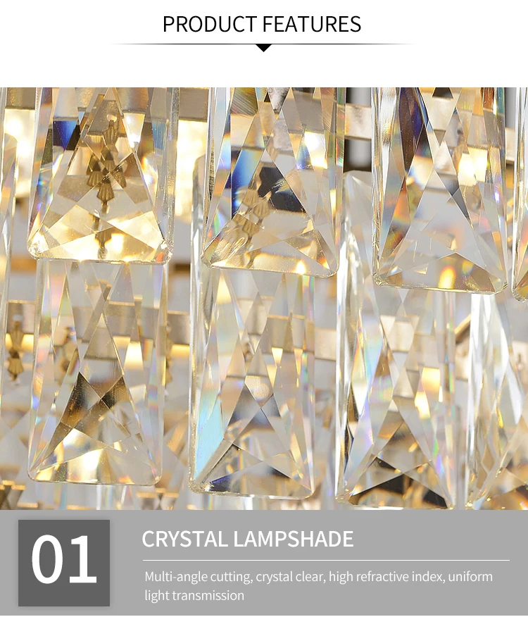 Vantone Crystal Ceiling Hanging Lustre Black Chandelier Luxury K9 ...