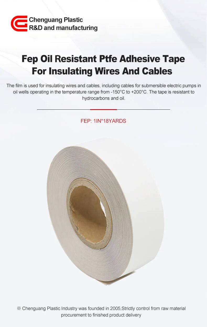 Fep Oil Tape For Insulating Wires And Cables With Release Paper Hot ...