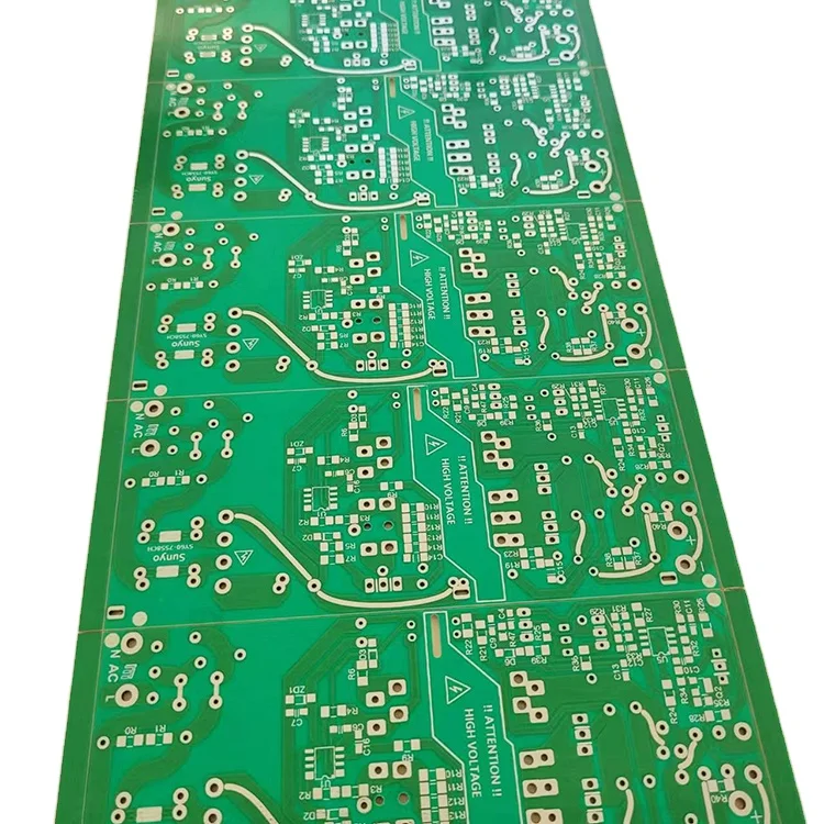 Cem-1 Substrates Single Layer Ac Dc Power Fr4 Pcb Board With Green ...
