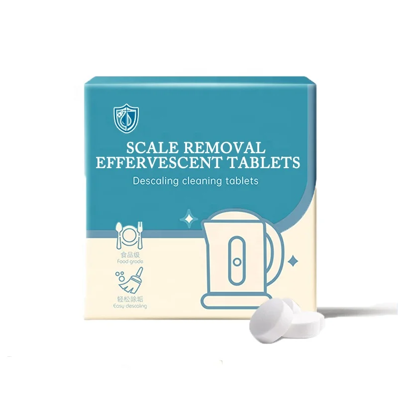 Scale cleaning effervescent tablets for cleaning water kettles, coffee ...