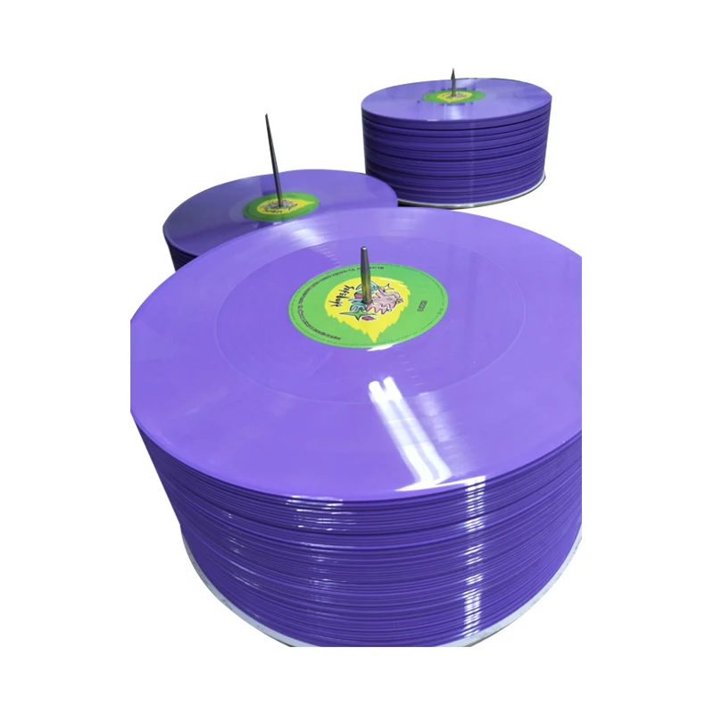 Opaque purple color record splatter record 12" Vinyl record pressing ...