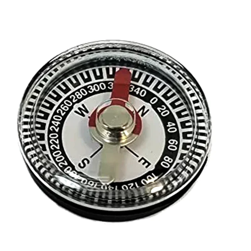 Magnetic Plastic Mini 20mm Diameter Compass For Survival Kits Camping ...