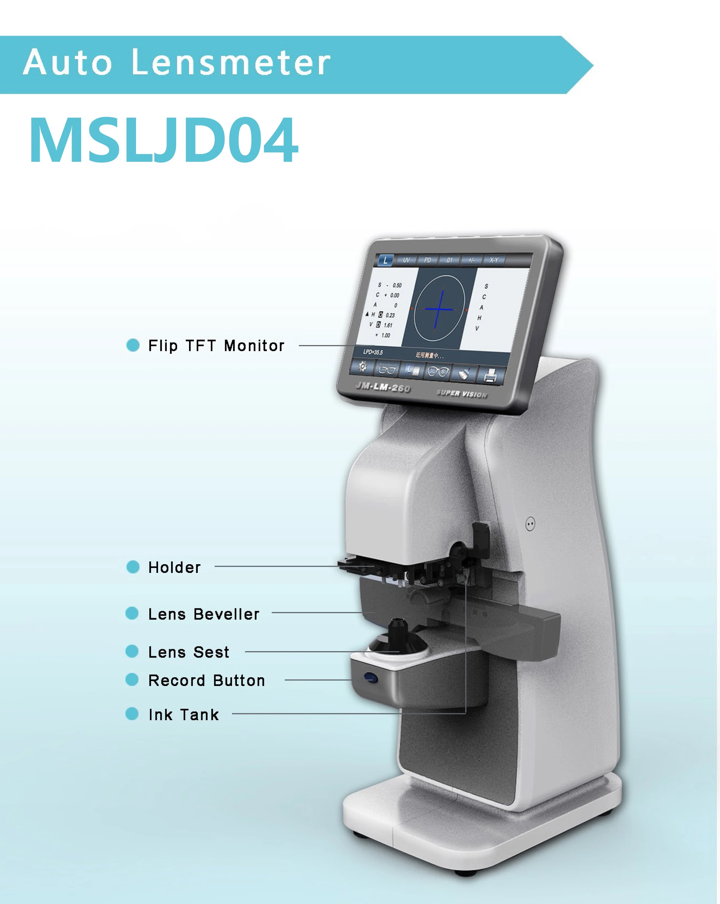 Portable Digital Auto Lensmeter With Printer for Sale| Alibaba.com