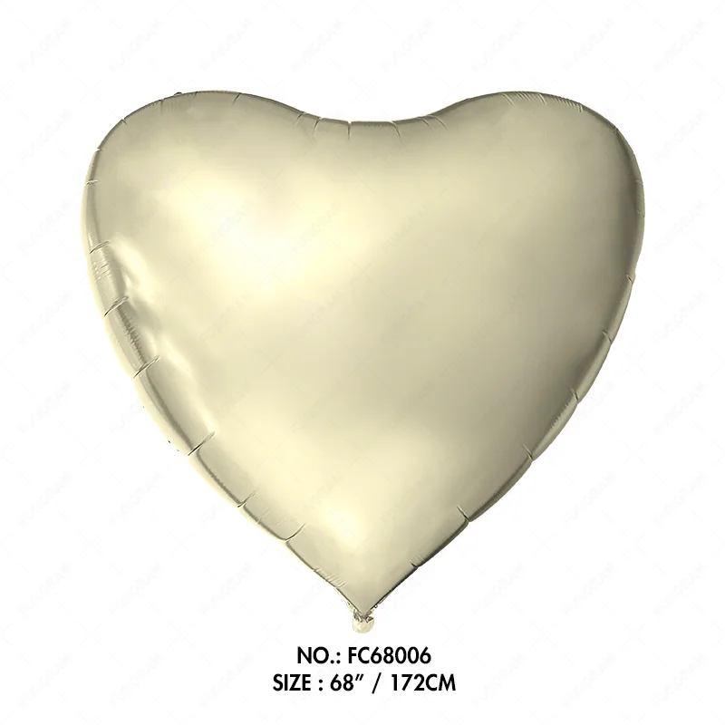 68 Inch New Big Size Heart Star For Valentines Day Helium Foil Balloons ...